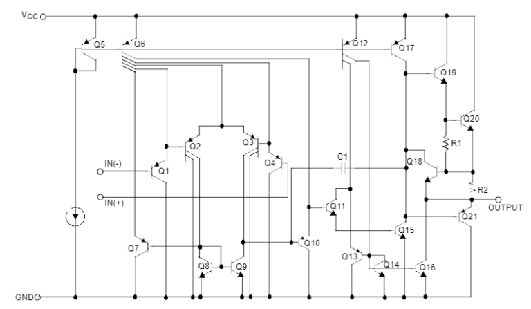 LM358 Op-Amp: Pinout & Circuit Guide | Reversepcb