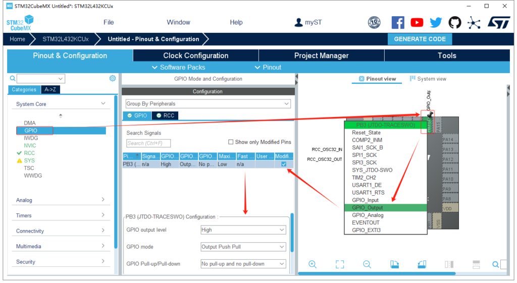 Getting Started With Stm32l432 Overview Specifications Applications And Gpio Control Example