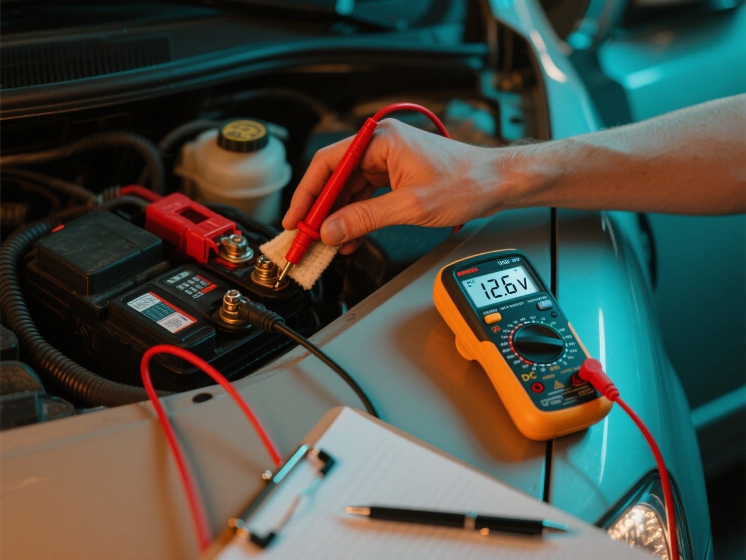 How To Check Battery Volts With Multimeter? | Reversepcb